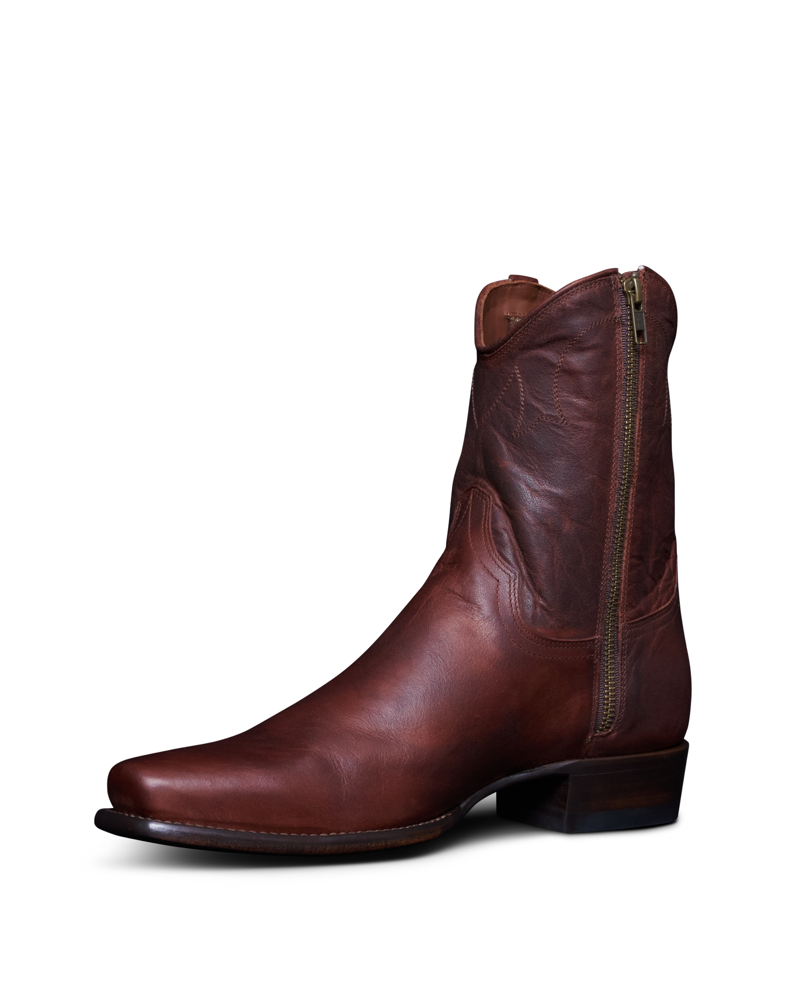 The Jack in Cognac Cowhide - Men's Zip Boot | Tecovas