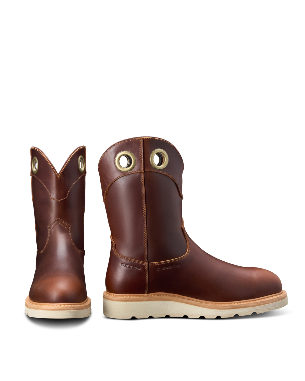 LongHaul Waterproof Roper Composite Toe Work Boot in Maple Cowhide ...