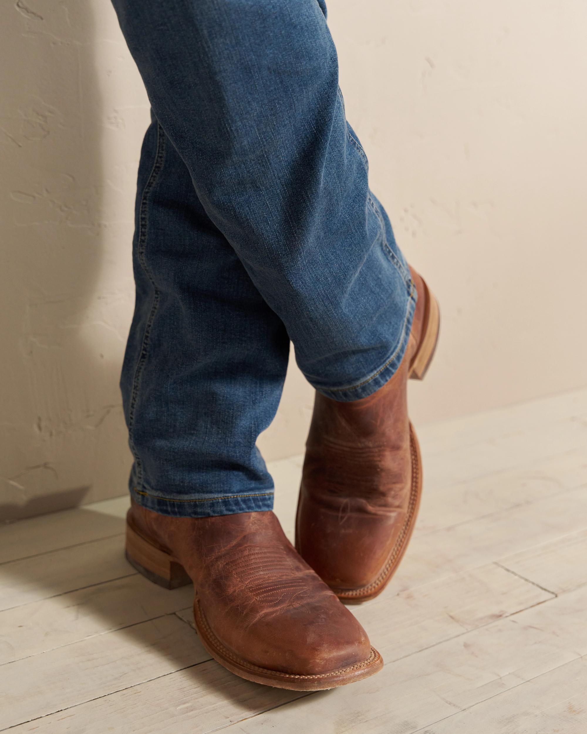 Men's Broad Square Toe Boots | The Doc - Scotch | Tecovas
