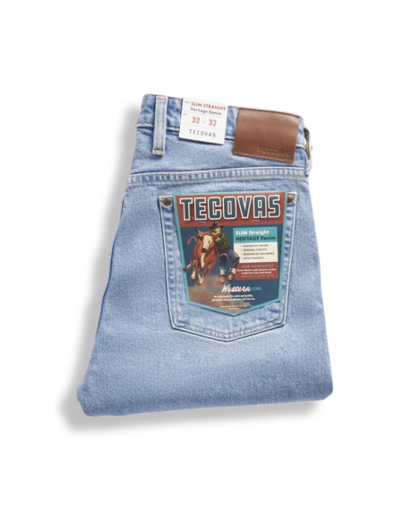 Men's Slim Straight Heritage Denim | Tecovas