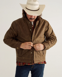 Men's Buckaroo Waxed Canvas Trucker Jacket | Tecovas
