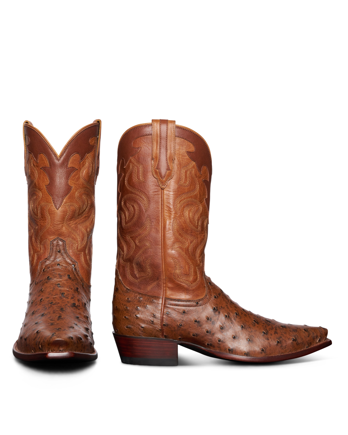 The Garrett in Peanut Ostrich - Men's Cowboy Boot | Tecovas