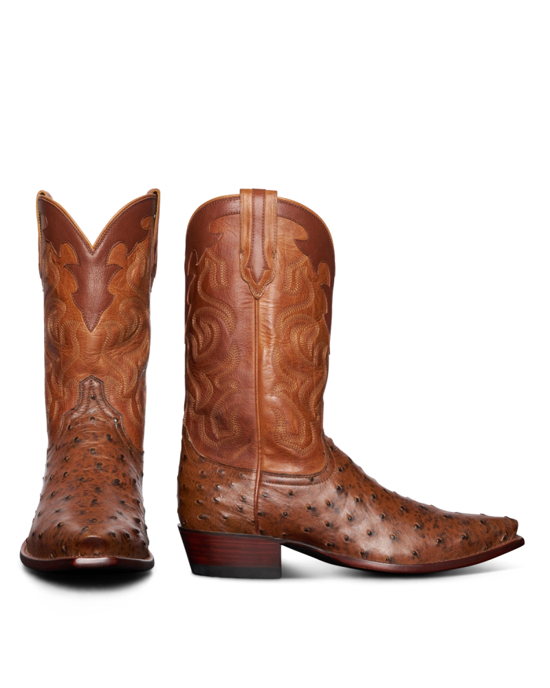 The Garrett in Peanut Ostrich - Men's Cowboy Boot | Tecovas