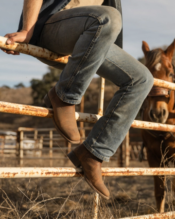 The Dusty in Cigar Cowhide - Men's Cowboy Boot | Tecovas