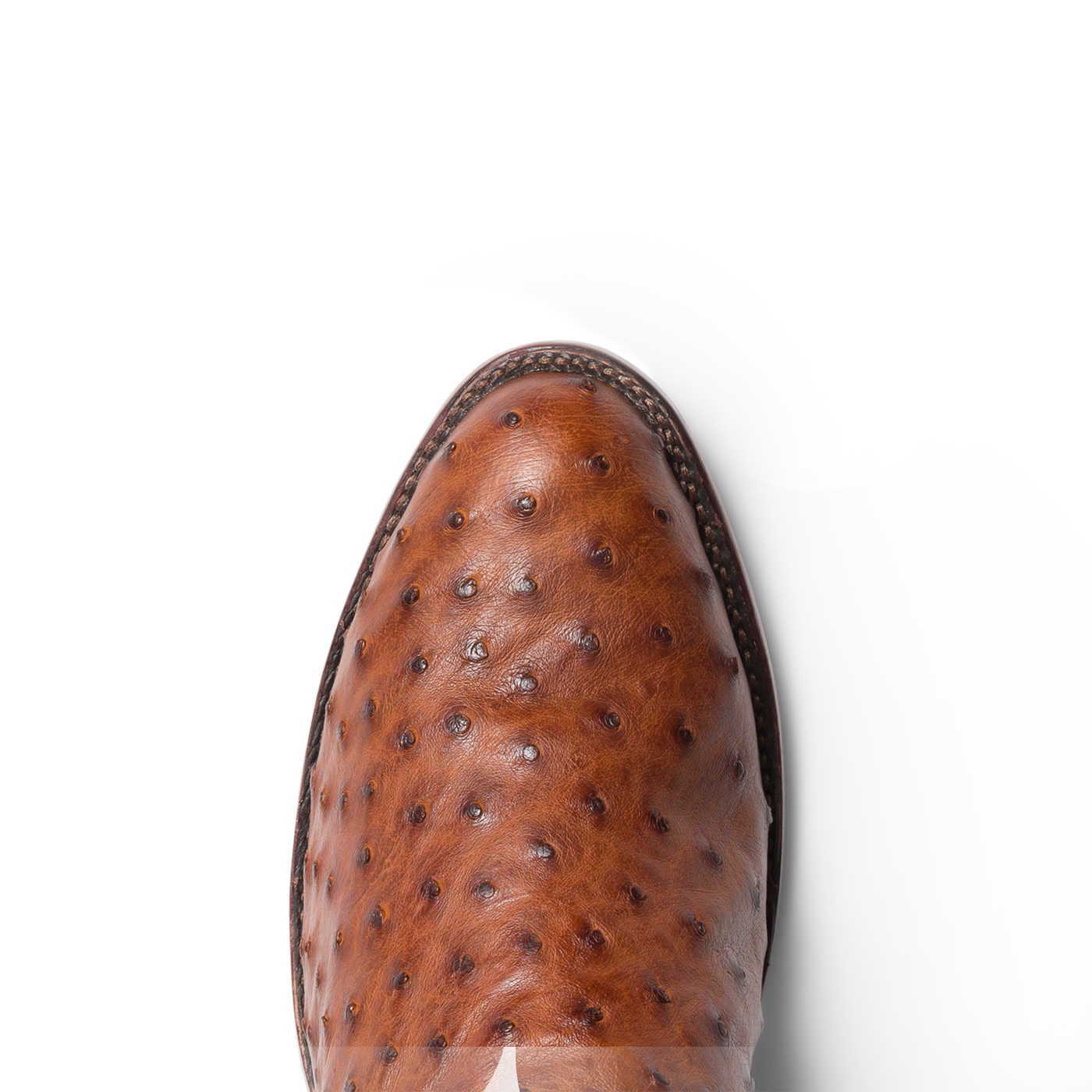 Ostrich Skin Cowboy Boots | The Wyatt - Pecan | Tecovas