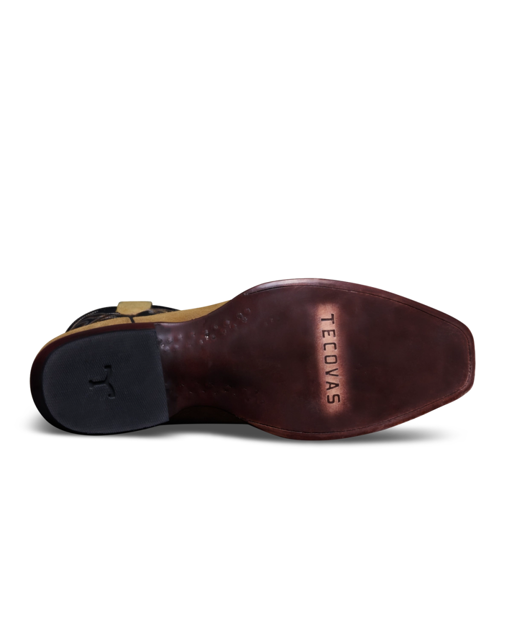 The Warren in Camel/Midnight Roughout - Men's Cowboy Boot | Tecovas