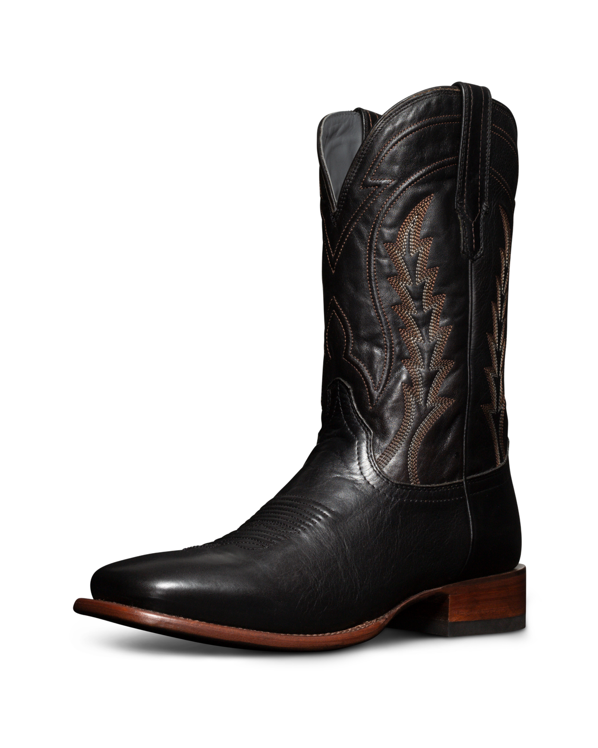 The Doc in Midnight Cowhide - Men's Cowboy Boot | Tecovas