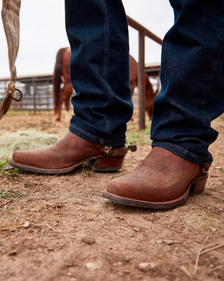 The Parker in Briar Bullhide - Men's Horseman Boot | Tecovas
