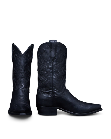 The Garrett in Midnight Cowhide - Men's Cowboy Boot | Tecovas