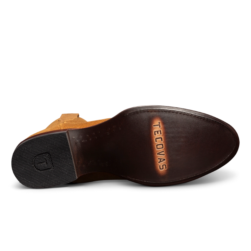 The Dean in Honey Suede - Men's Zip Boot | Tecovas