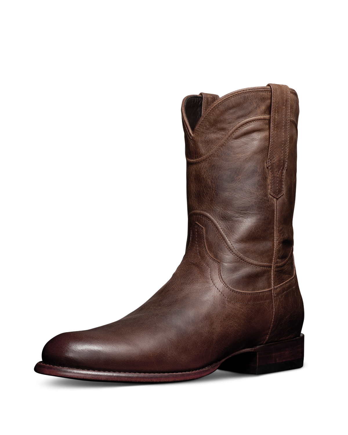 The Earl in Cafe Goat - Men's Roper Boot | Tecovas