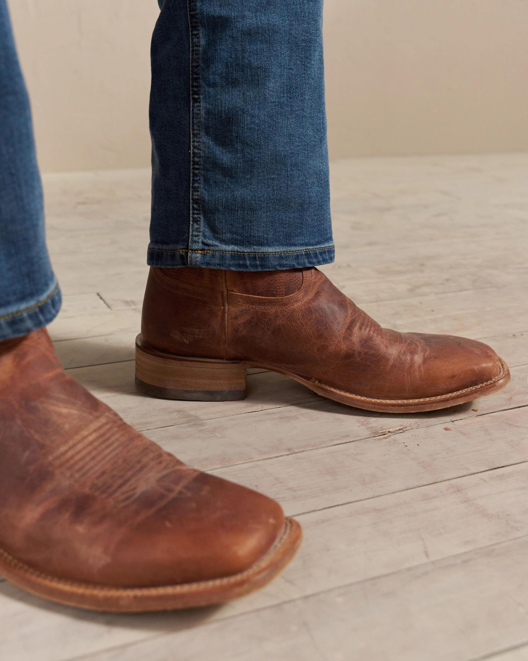 Men's Broad Square Toe Boots | The Doc - Scotch | Tecovas