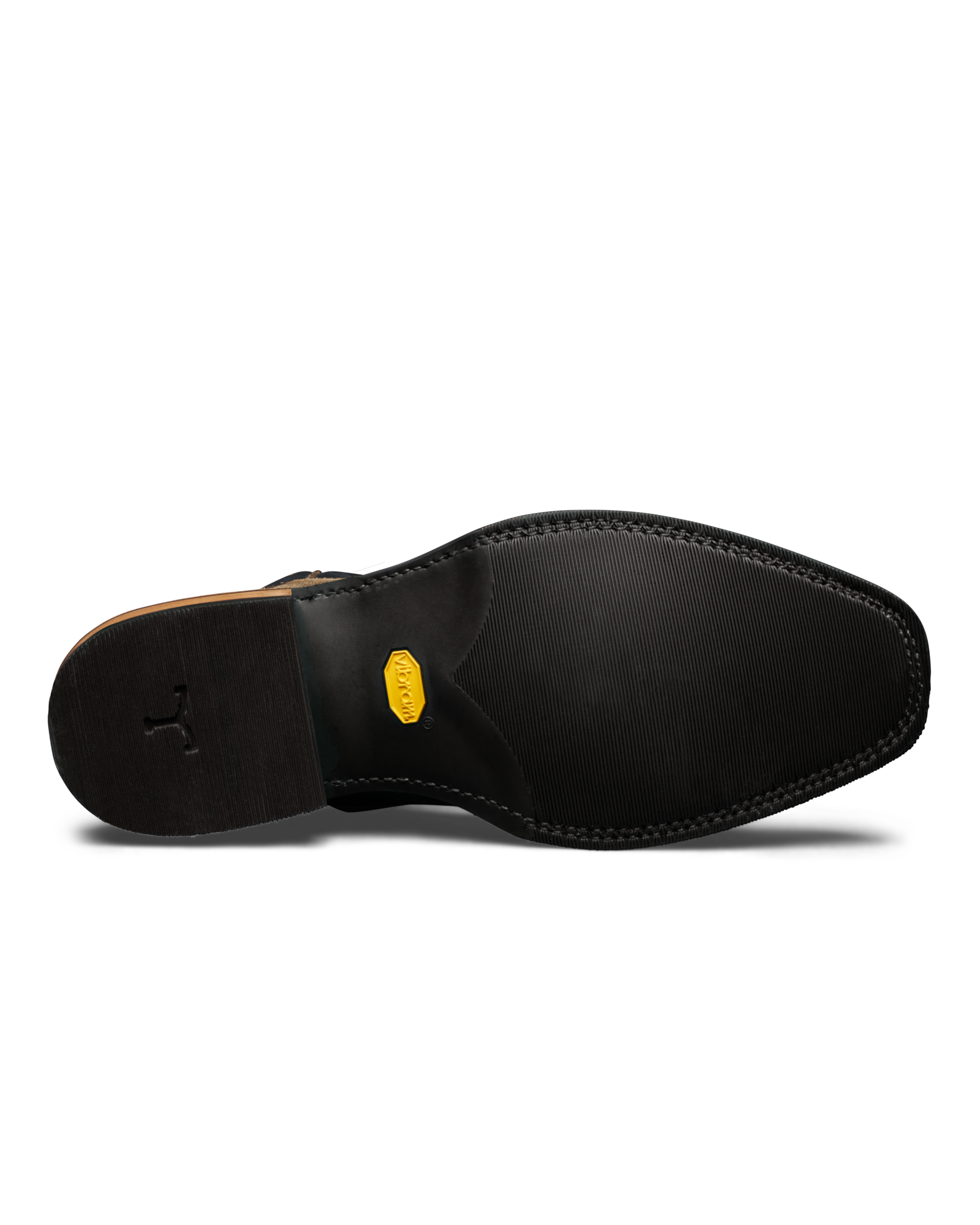 The Parker in Sand / Navy Roughout - Men's Horseman Boot | Tecovas