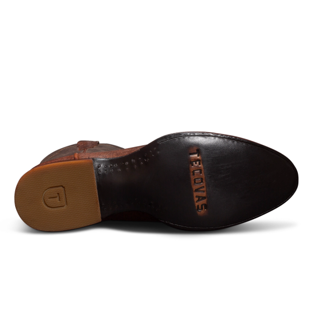 The Wade in Russet Smooth Ostrich - Men's Roper Boot | Tecovas