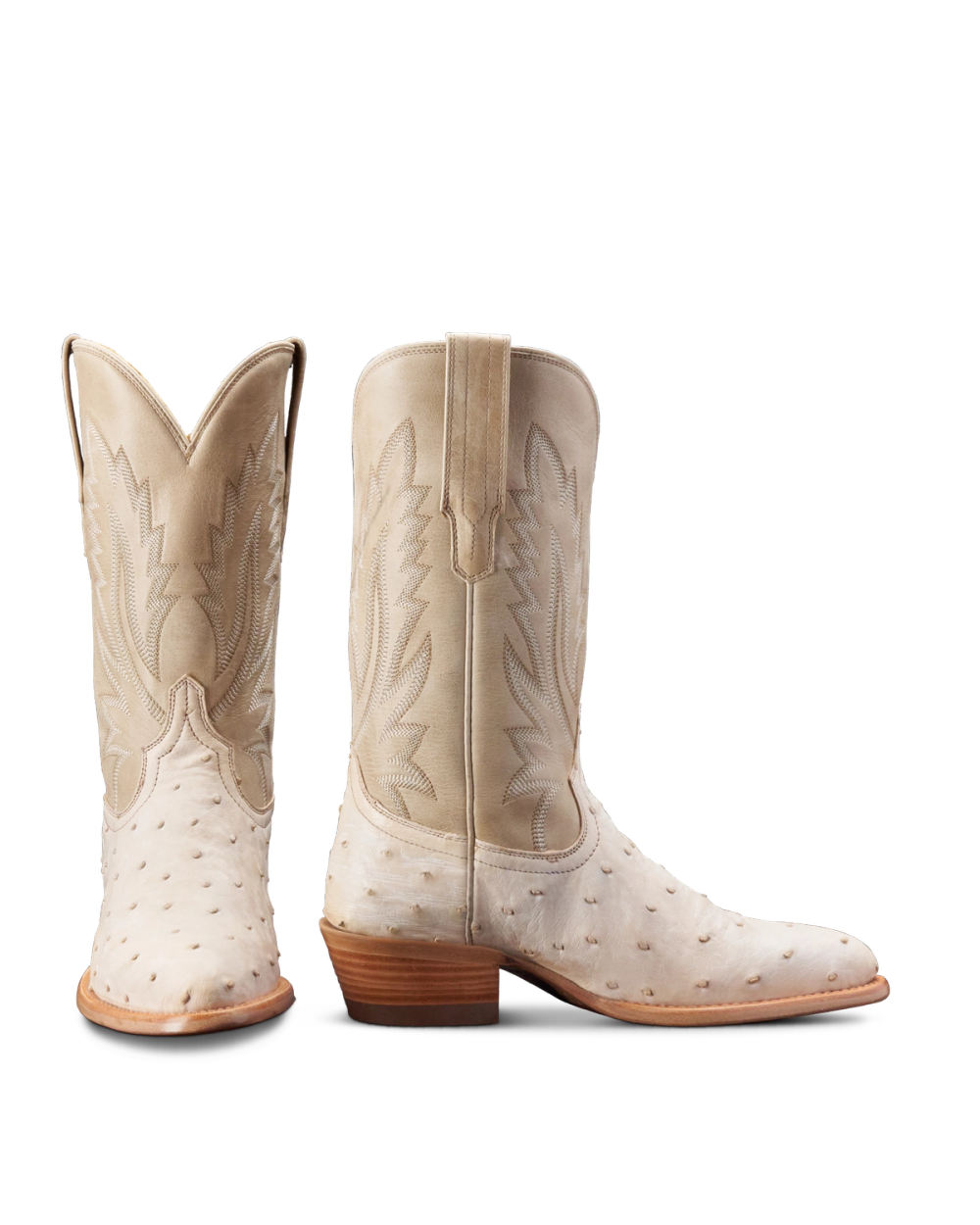 The Jamie in Pearl Ostrich - Women's Cowgirl Boot | Tecovas