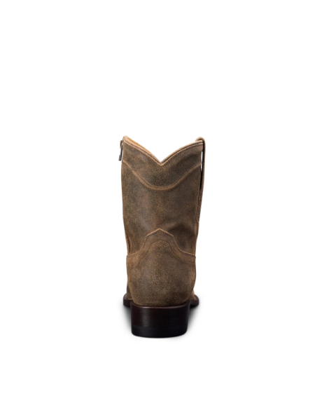 The Dean in Gravel Suede - Men's Zip Boot | Tecovas