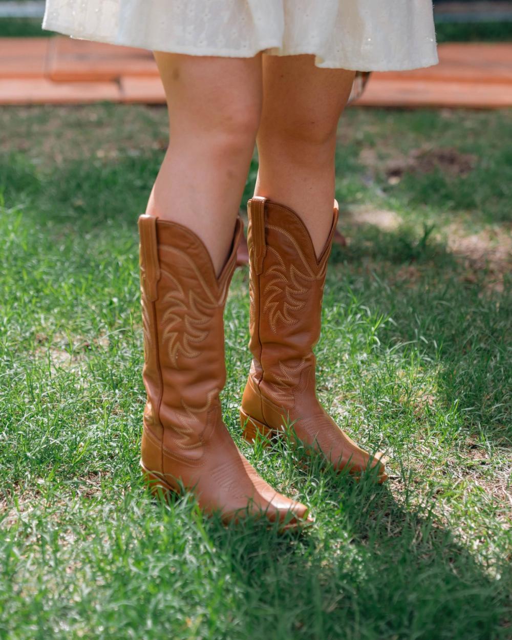 Women's Cowgirl Boots | The Annie - Caramel | Tecovas