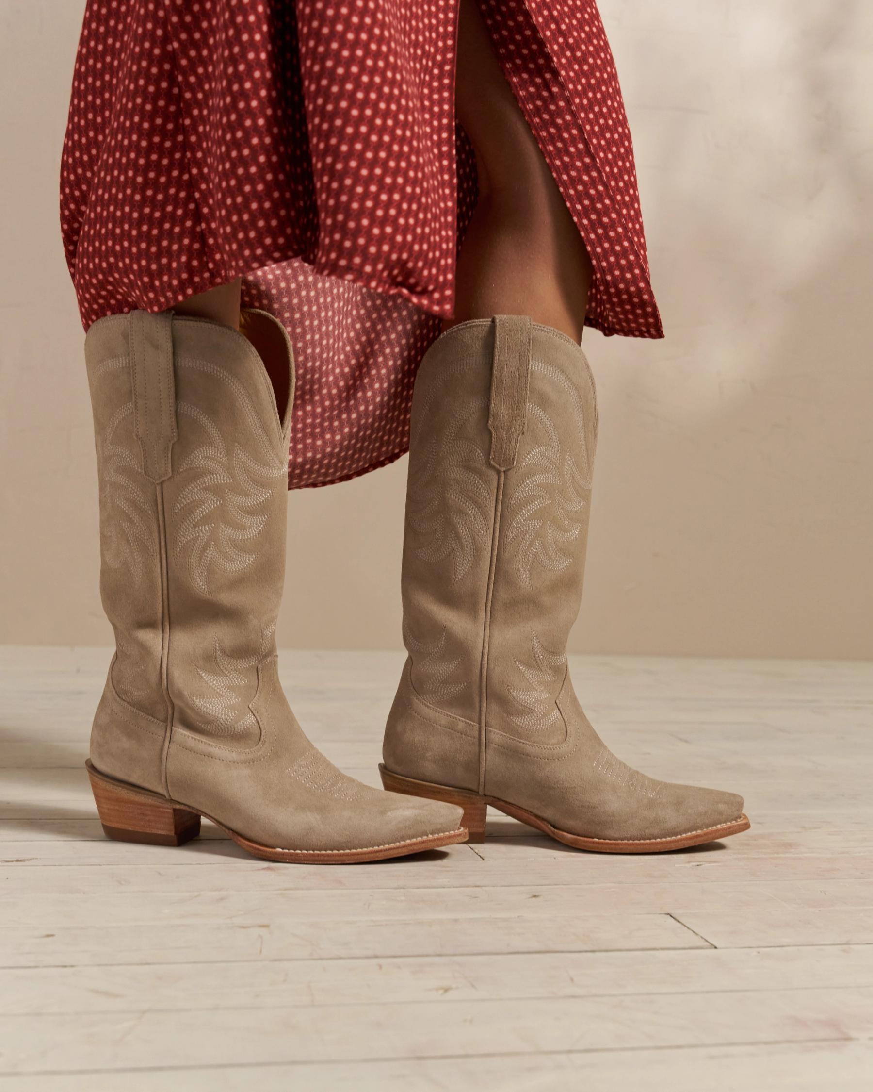 Women's Tall Cowgirl Boots | The Annie - Fawn | Tecovas