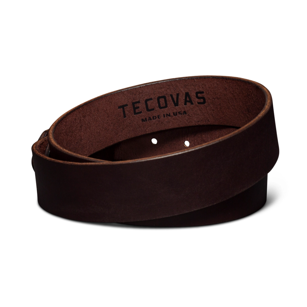 Vegetable-Tanned Western Belt | Harness Leather Belt - Umber | Tecovas