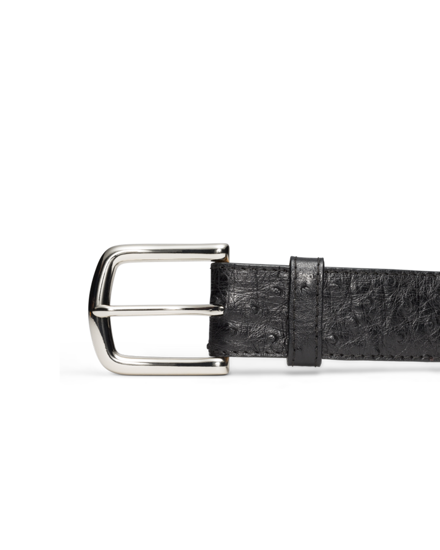 Men's Ostrich Belt - Midnight | Tecovas