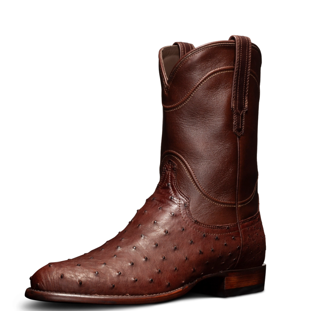 Men's Ostrich Roper Boots | Tecovas