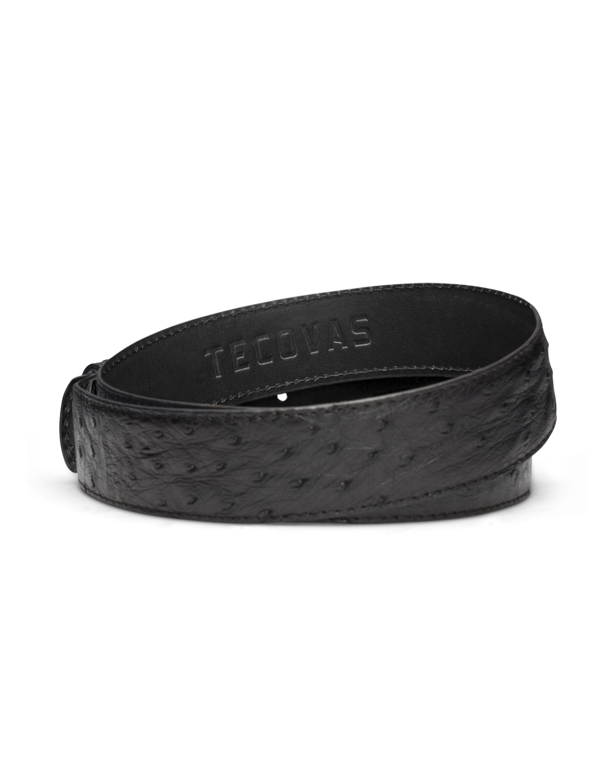 Men's Ostrich Belt - Midnight | Tecovas