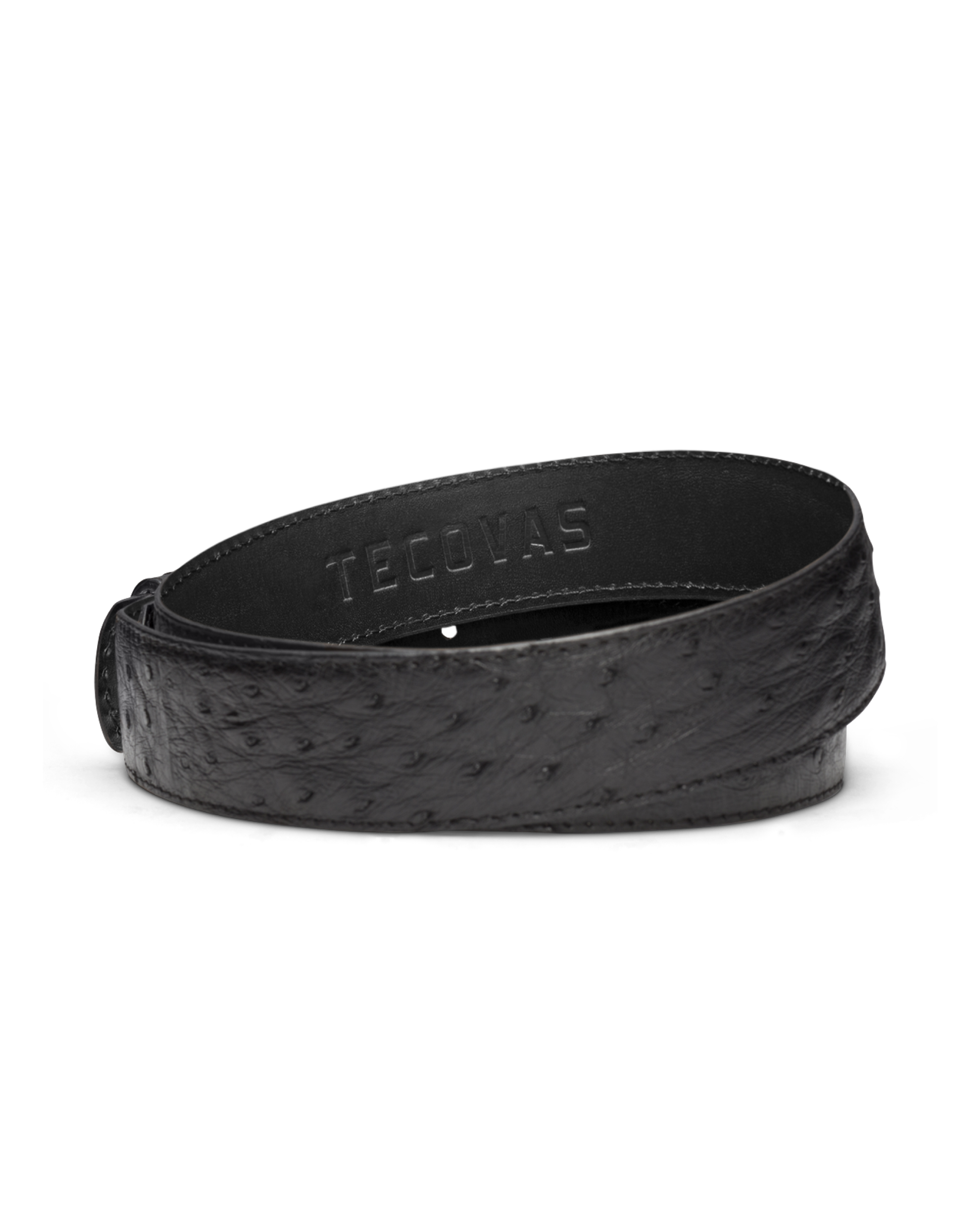 Men's Ostrich Belt - Midnight | Tecovas