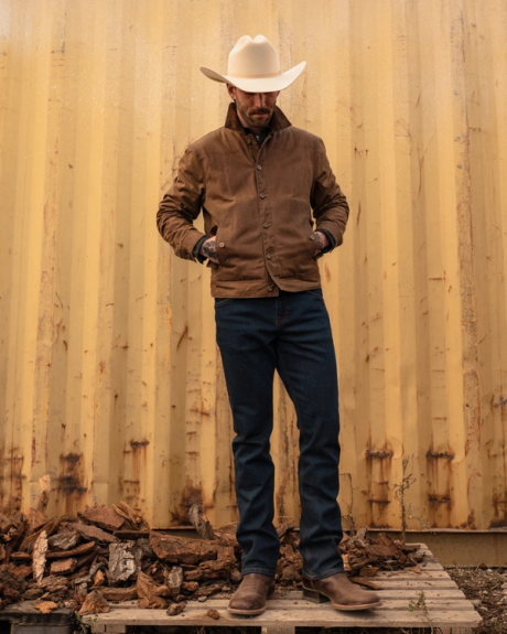 The Dusty in Chocolate / Sawdust Cowhide - Men's Cowboy Boot | Tecovas