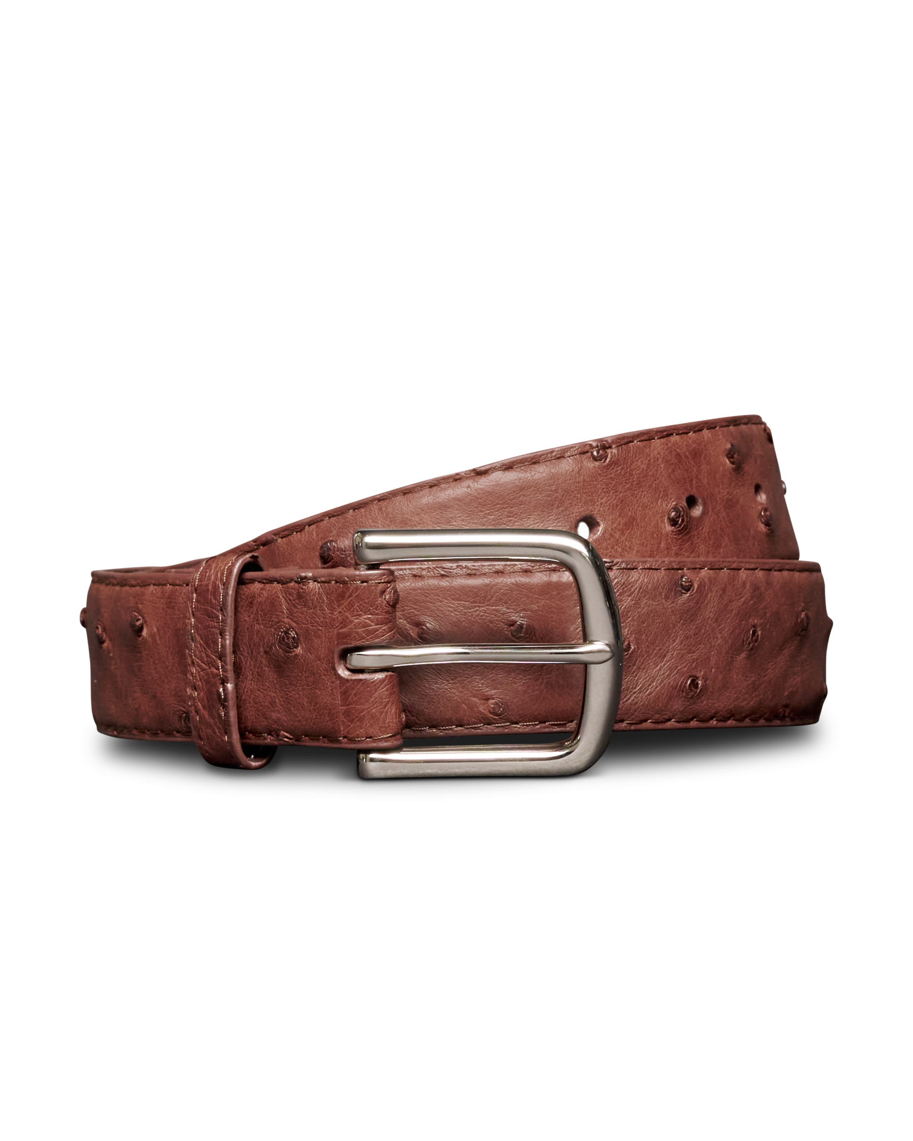 Men's Ostrich Belt - Hazelnut | Tecovas