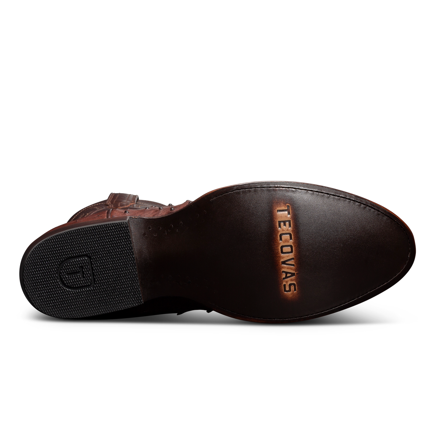 Ostrich Skin Cowboy Boots | The Wyatt - Mahogany | Tecovas