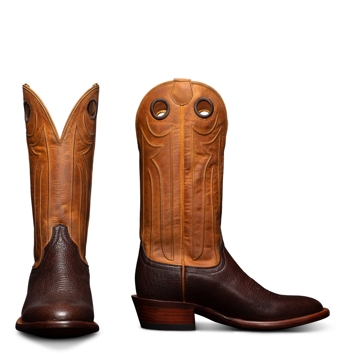 The Prescott in Hickory Bison - Men's Horseman Boot | Tecovas