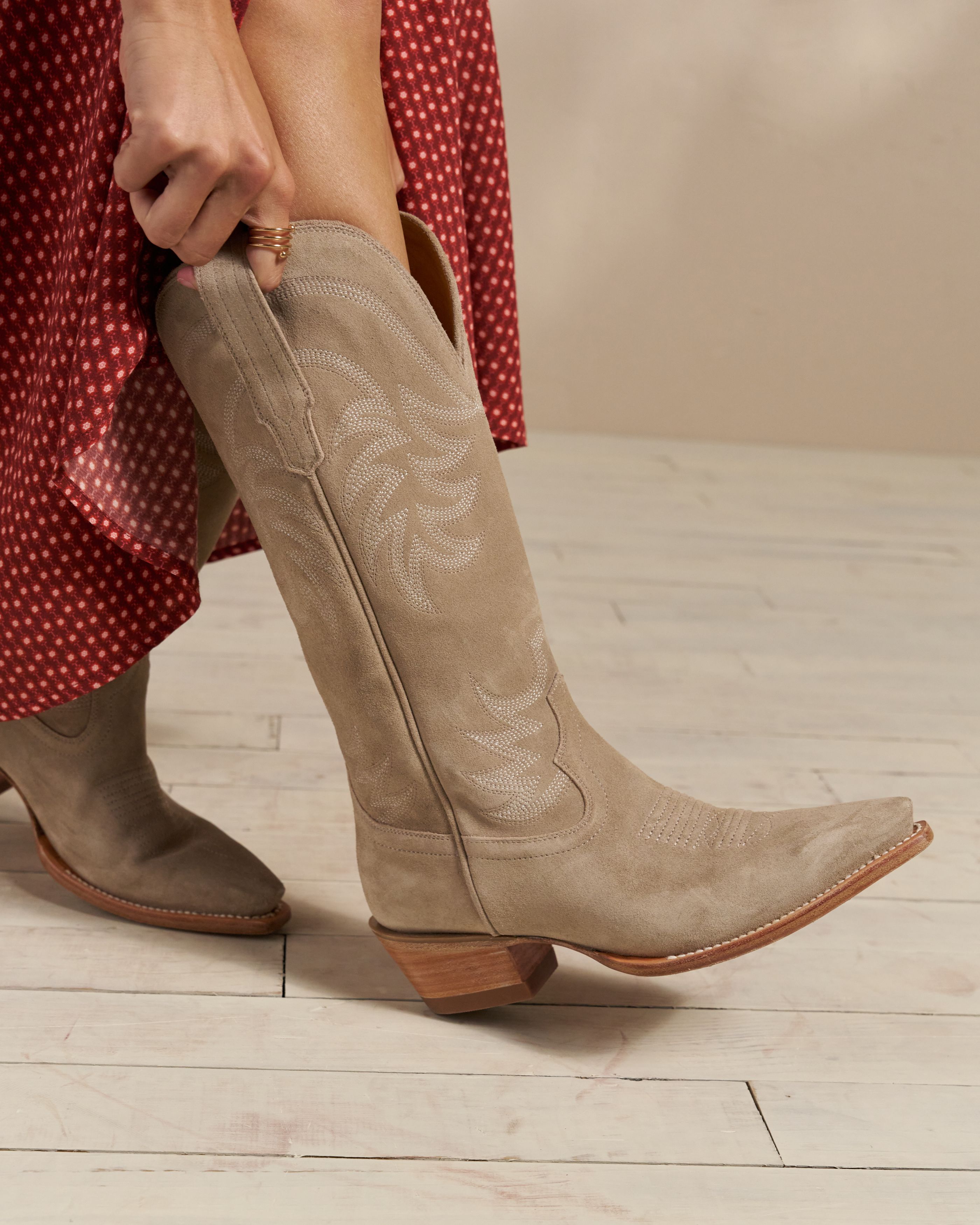 Women's Tall Cowgirl Boots | The Annie - Fawn | Tecovas