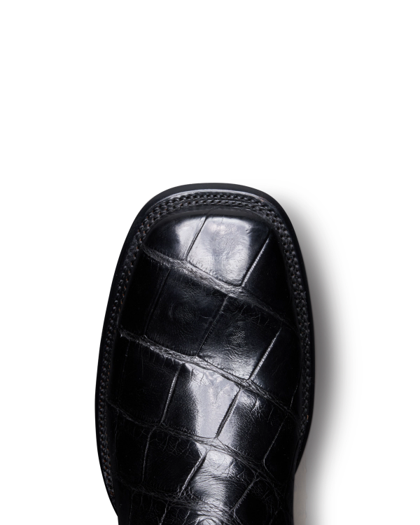 The Adams in Midnight Giant Gator - Men's Cowboy Boot | Tecovas