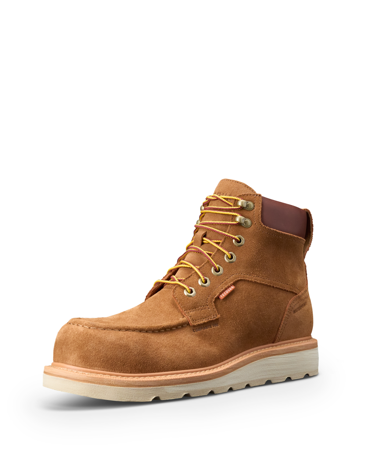 LongHaul Waterproof Moc Composite Toe Work Boot in Cashew Roughout ...