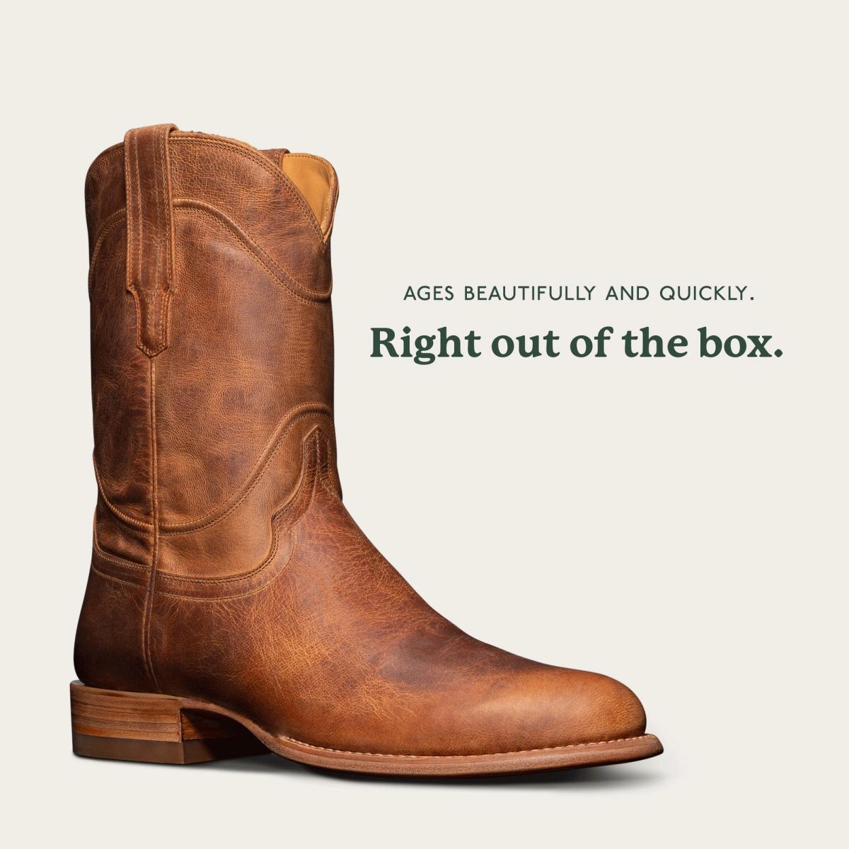 Men's Roper Boots | The Earl - Scotch | Tecovas
