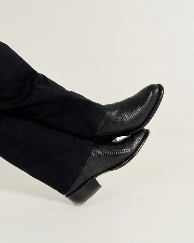 The Nolan in Midnight Lizard - Men's Cowboy Boot | Tecovas