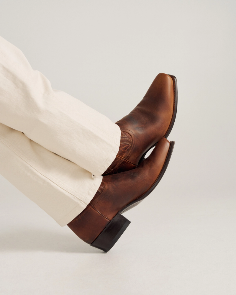 The Warren in Mesquite Cowhide - Men's Cowboy Boot | Tecovas