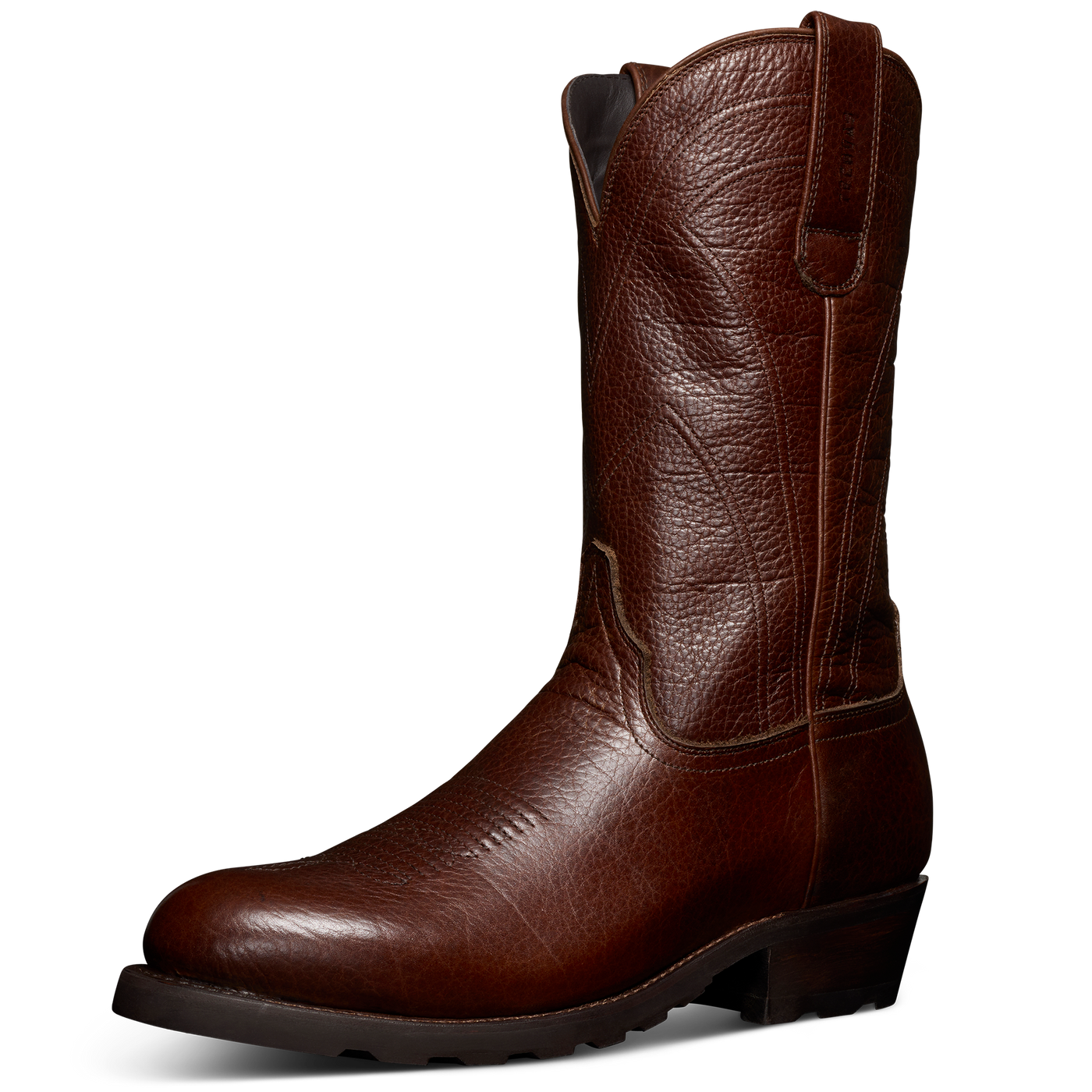 The Bandera in Chocolate Bison - Men's Ranch Boot | Tecovas