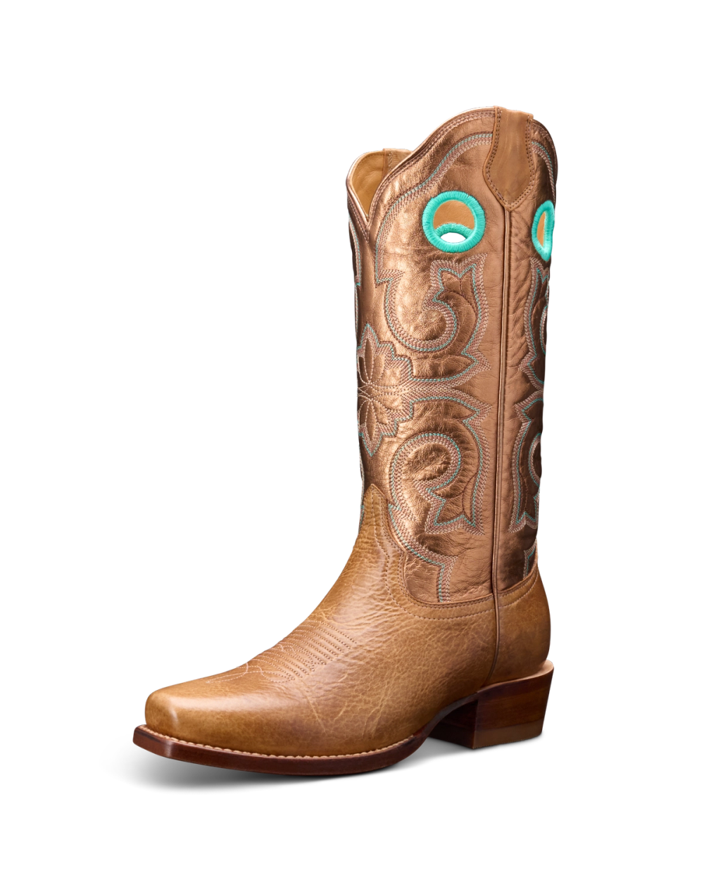 The Marion in Tan / Copper Bison - Women's Horseman Boot | Tecovas