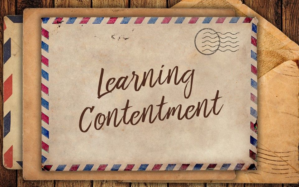 Learning Contentment | Temple Terrace Church of Christ