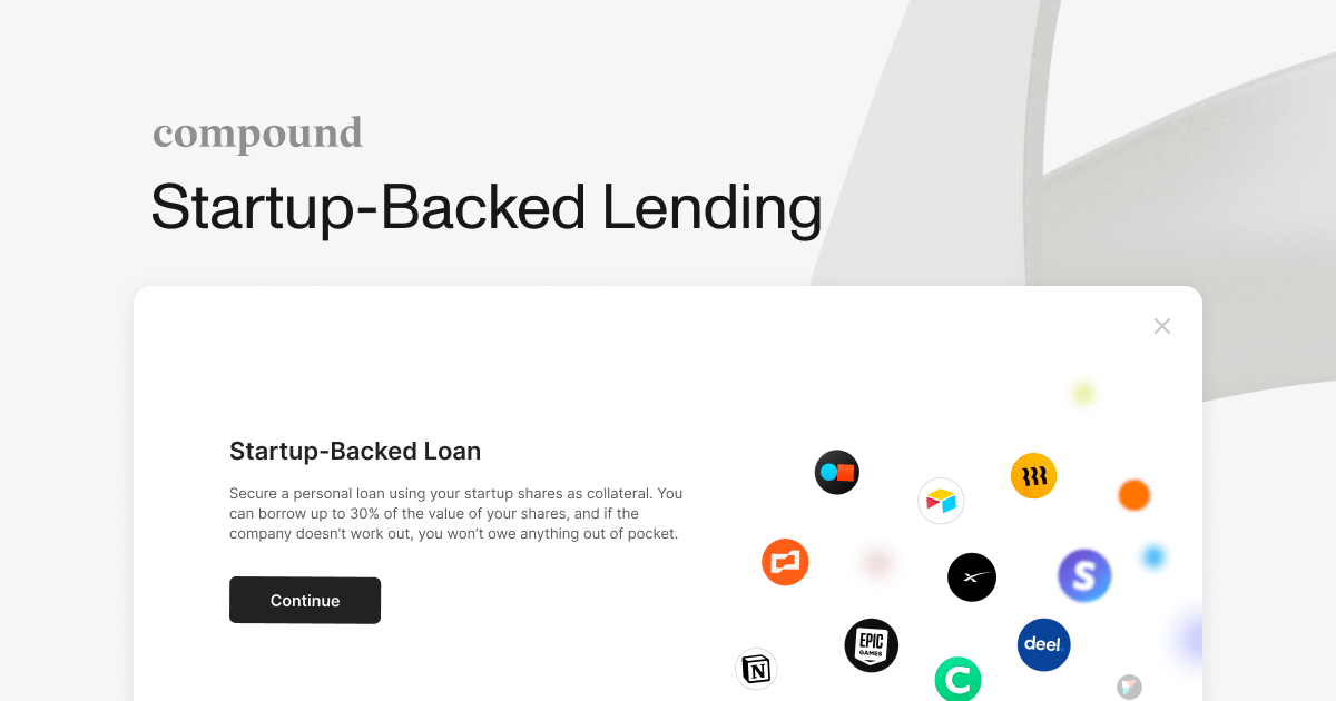 Compound Planning | Introducing Startup-Backed Lending