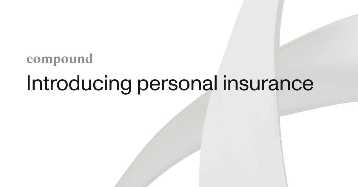 Compound Planning | Introducing Personal Insurance