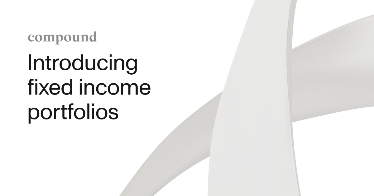 Compound Planning | Introducing Fixed Income Portfolios