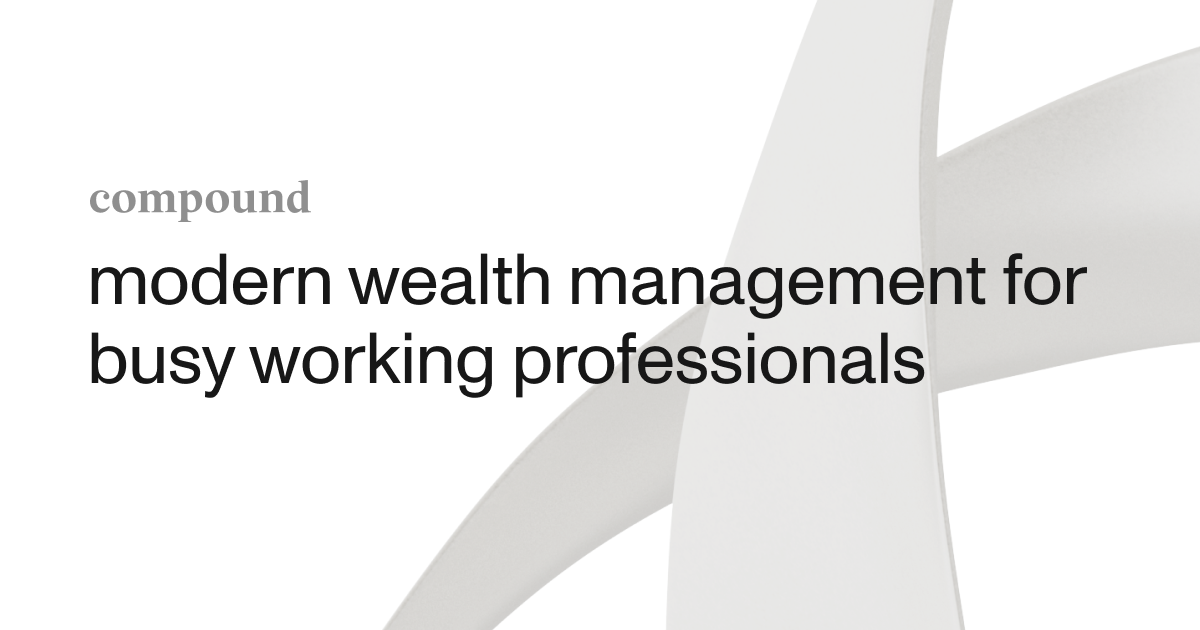 Compound Planning | Busy working professionals