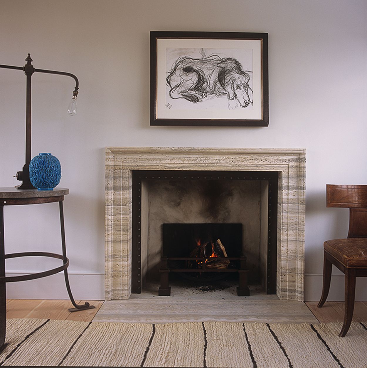 Handmade Metal Fireplace Slips | Brass & Steel | Jamb
