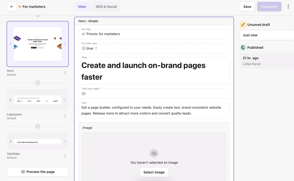 Prismic CMS overview | FocusReactive