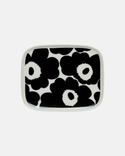 Oiva / Unikko plate 15x12 cm | Marimekko
