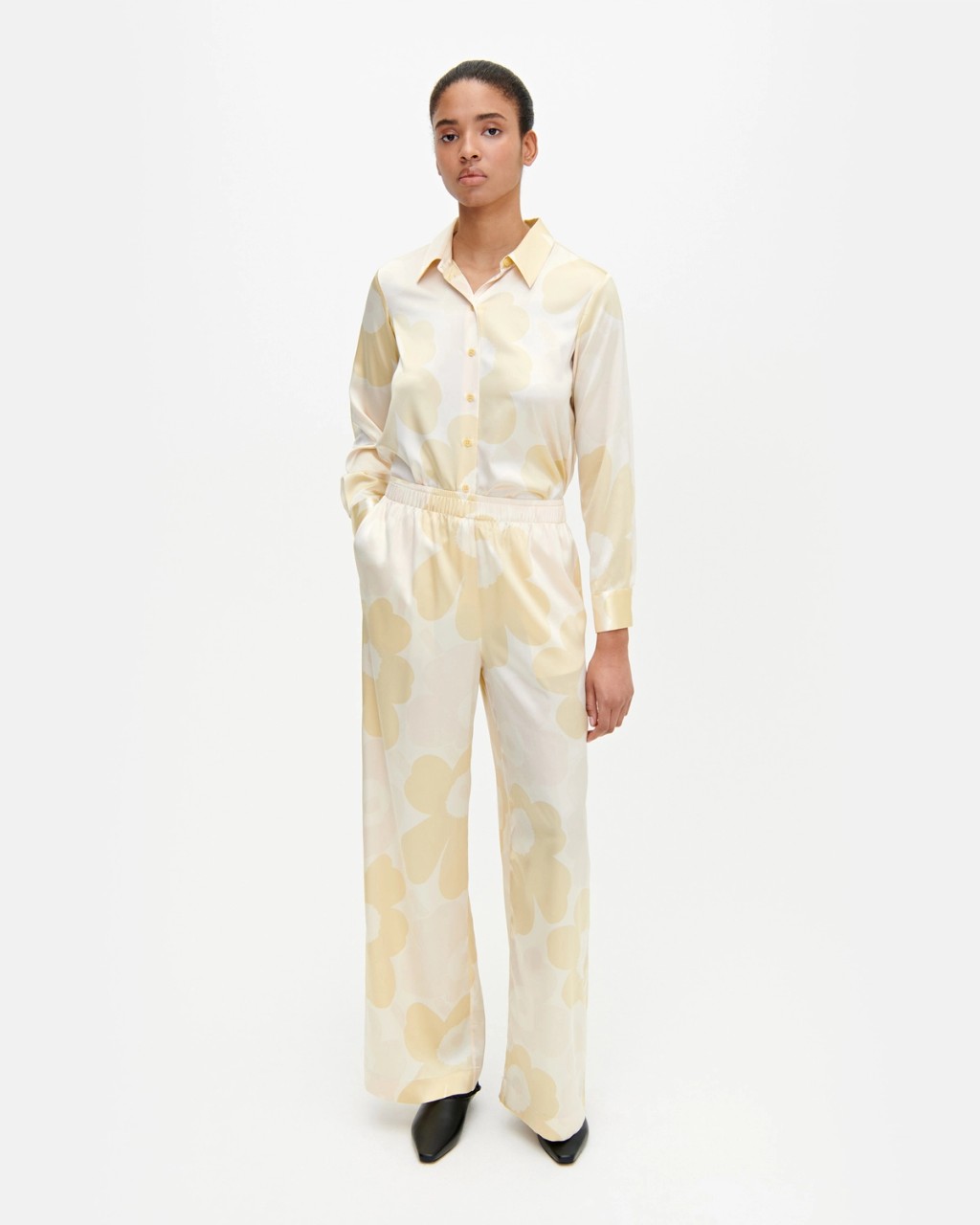 Solryn Pieni Unikko Silkkihousut | Marimekko