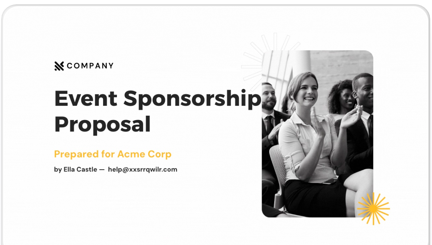 Event Sponsorship Agreement Template