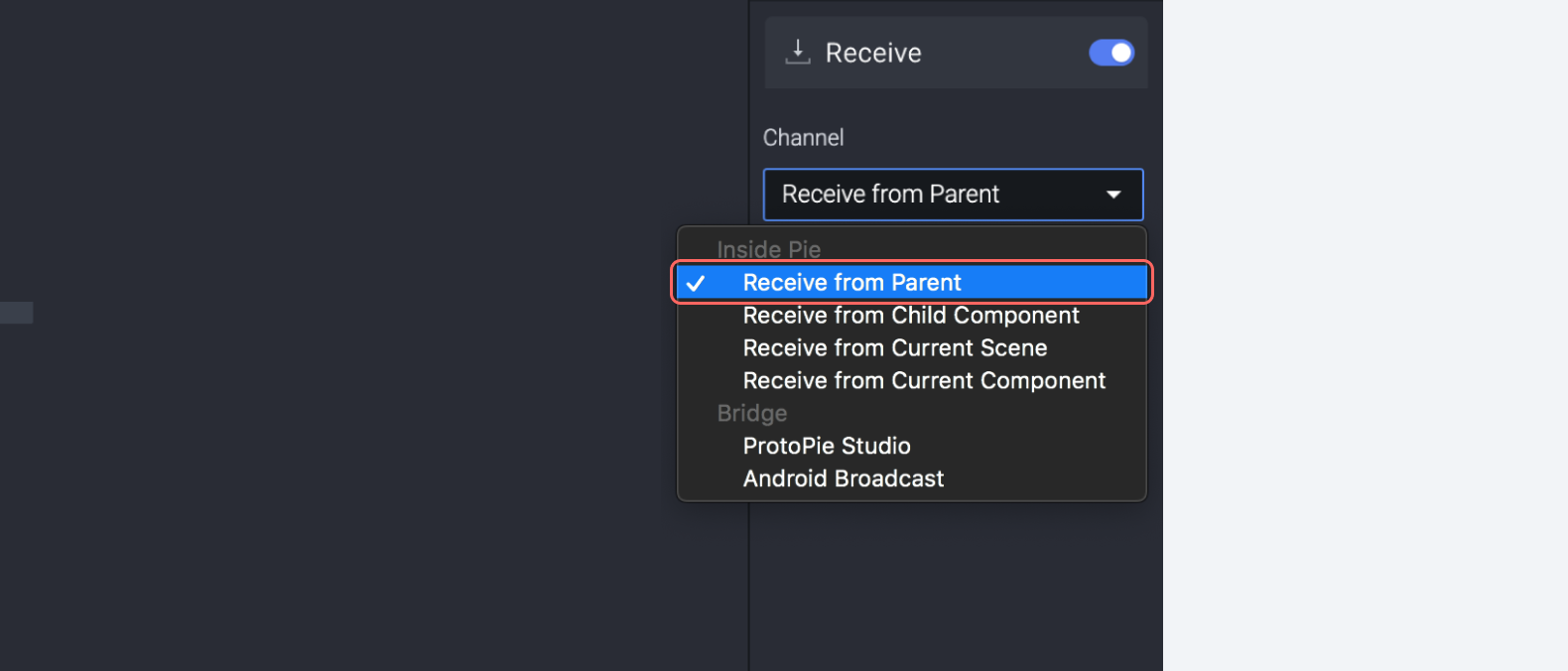 Send & Receive Messages | Components | Docs | Learn | ProtoPie